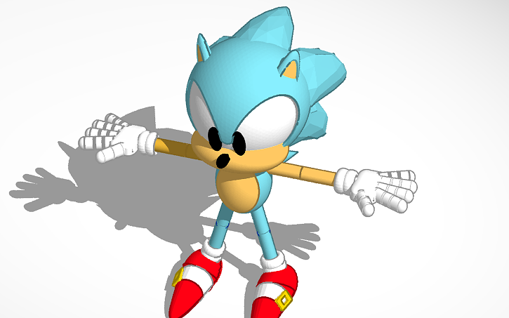 3d Design Copy Of Sonic Mania Sonic Tinkercad