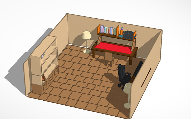 3D design My study room - Tinkercad
