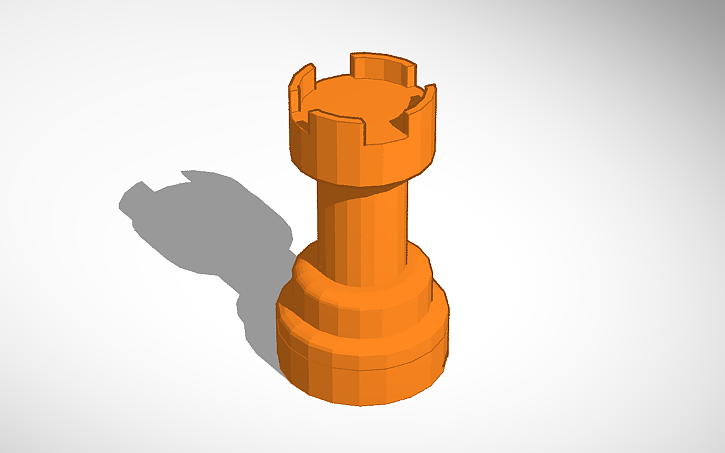 3D design Rook | Tinkercad