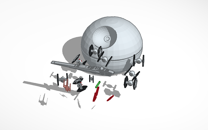 3D design Death Star Battle | Tinkercad