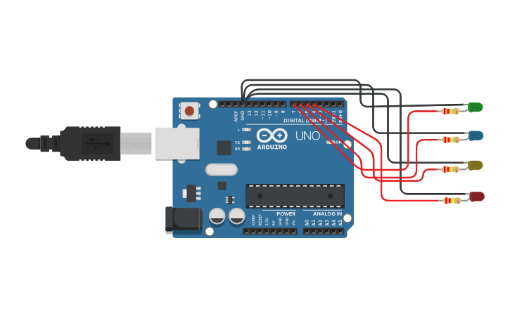 Circuit design tarea 2 - Tinkercad