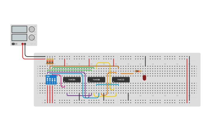 Circuit design Activity 5 Part 2 Complex | Tinkercad
