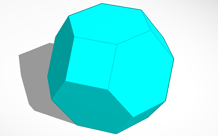 3D design Truncated Octahedron - Tinkercad