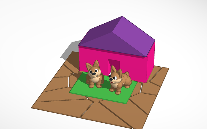 3D design Dog House! - Tinkercad