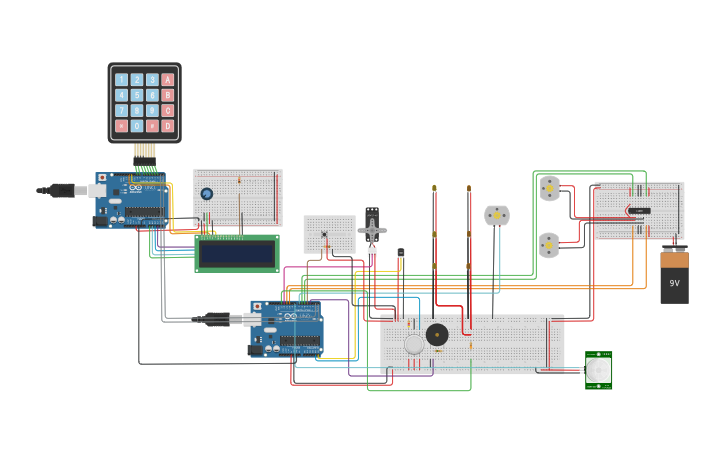 Circuit design Domótica - Tinkercad