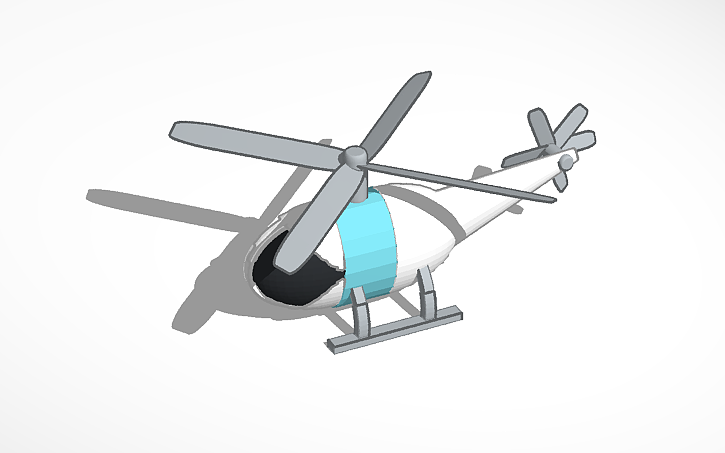 3D design Helicopter - Tinkercad
