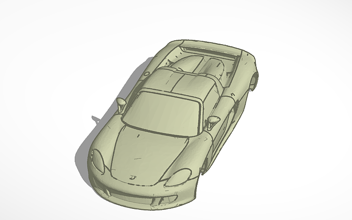 3D design Porsche Carrera GT Scan - Tinkercad