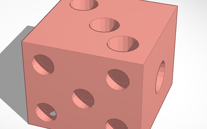 3D design Dado} | Tinkercad