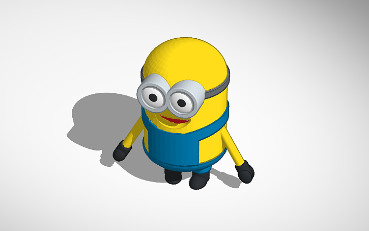 3D design Minion TUTORIAL ദ്ദി(˵ •̀ ᴗ - ˵ ) - Tinkercad