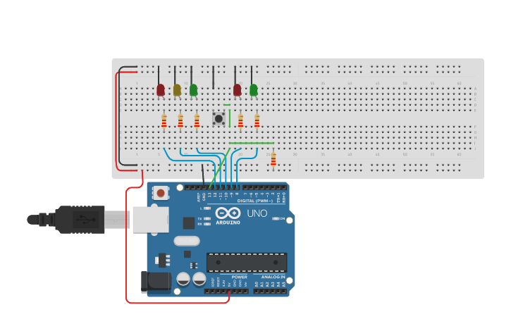 Circuit design semafor_mihai | Tinkercad