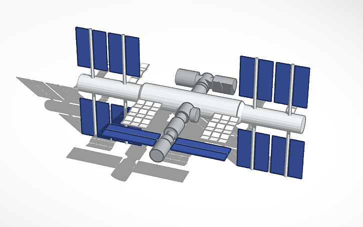 3D design NASA Space Station - Tinkercad