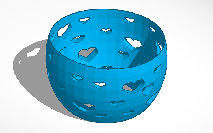 3D design Plant pot cover - Tinkercad