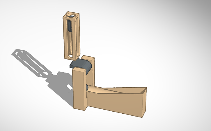 3D design Simple Lever System - Tinkercad