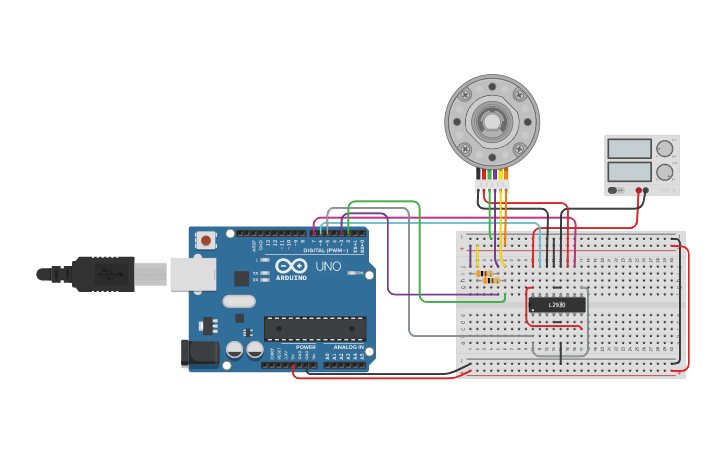 Circuit design Primer examen parcial - Tinkercad