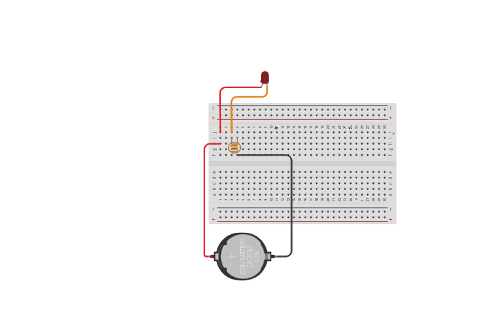 Circuit design 02. LDR Resistor testing | Tinkercad