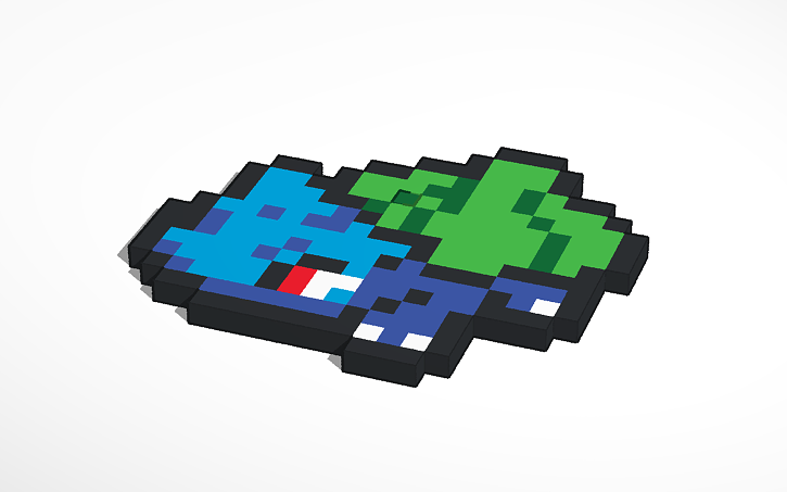 3D design Bulbasaur | Tinkercad