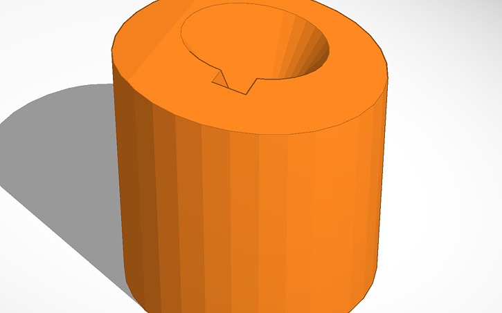 3D design HAD Cufflink - Tinkercad