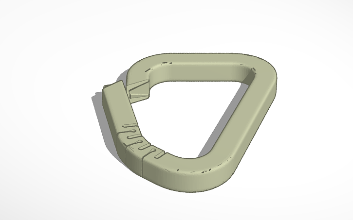 3D design Carabiner - Tinkercad