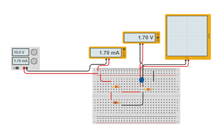 Circuit design Circuito RC - Tinkercad