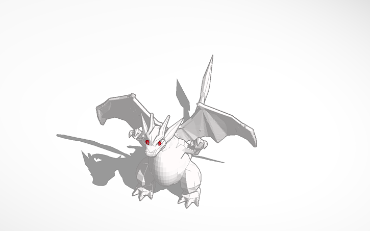 3D design MEGA CHARIZARD SWAGGED OUT EVIL ANGEL | Tinkercad