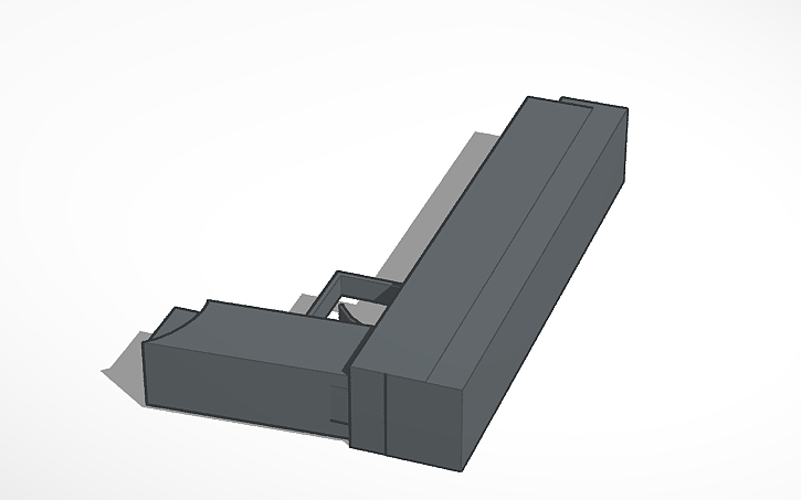 3D design Pistol Template - Tinkercad