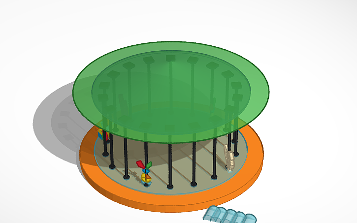 3D design Carrusel - Tinkercad