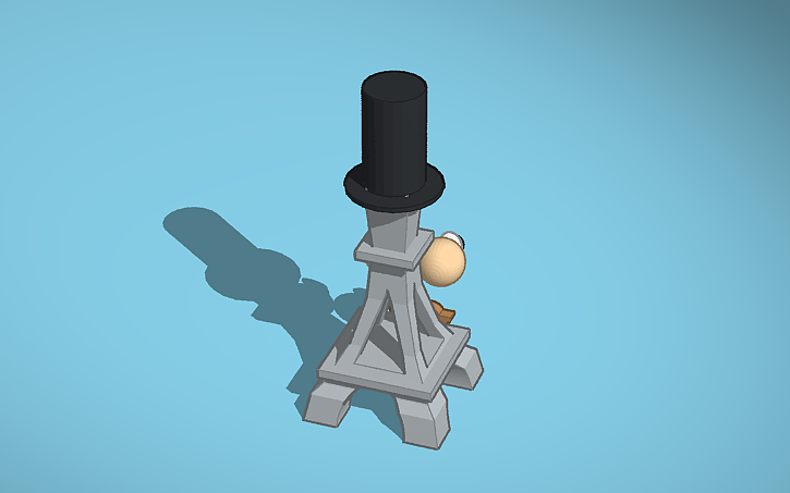 3D design man.pie.2c.2324.T.E - Tinkercad