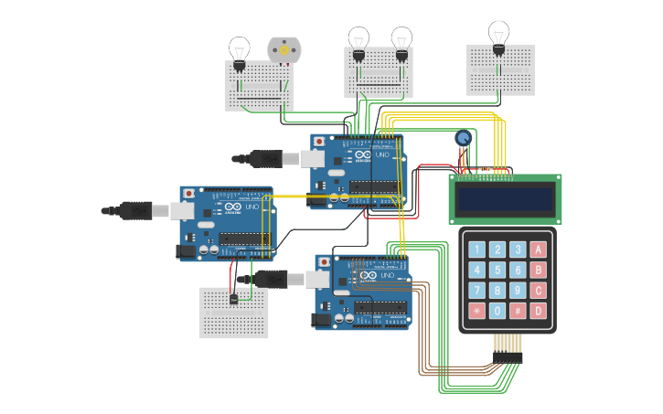 Circuit design Smart Hub Debugging - Tinkercad