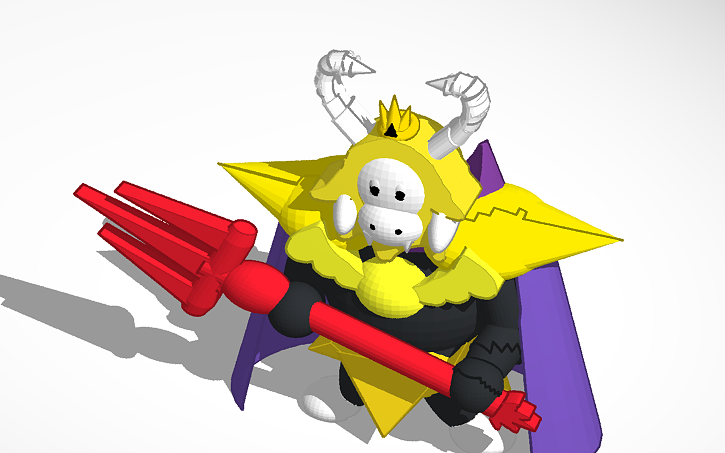 3D design Vs Asgore | Tinkercad