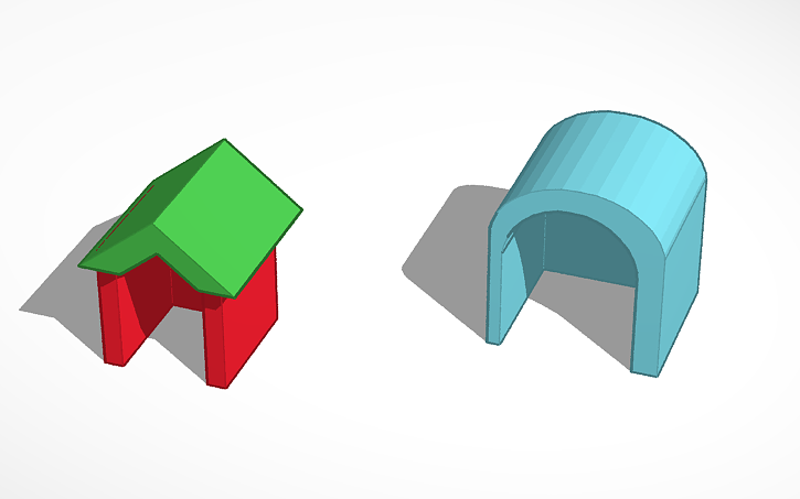 3D design Greg's dog houses - Tinkercad