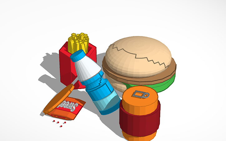 3D design Food - Tinkercad