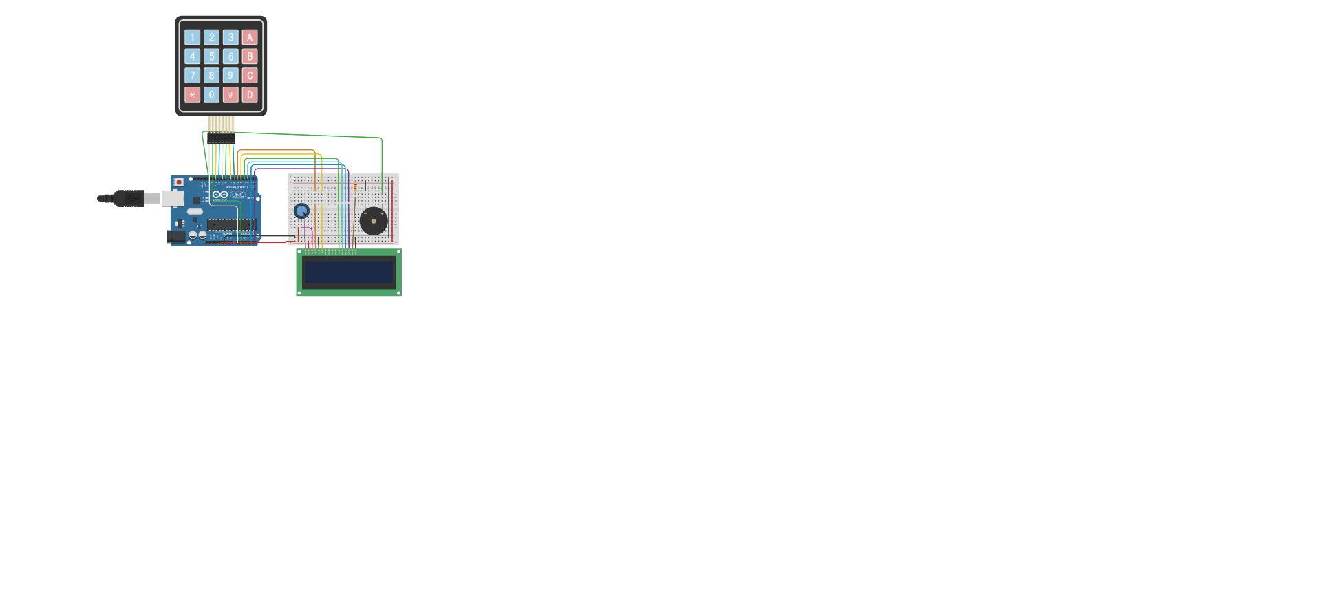Circuit design Arduino 알람시계 | Tinkercad