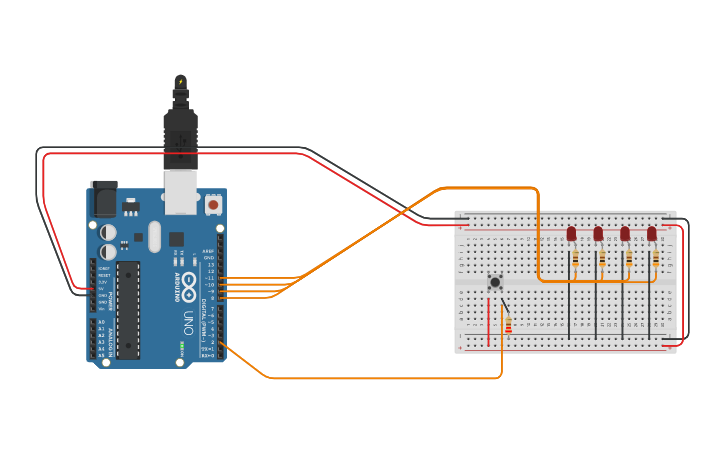 Circuit Design Dancing Light Lab Act Tinkercad