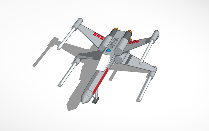 3D design x wing | Tinkercad