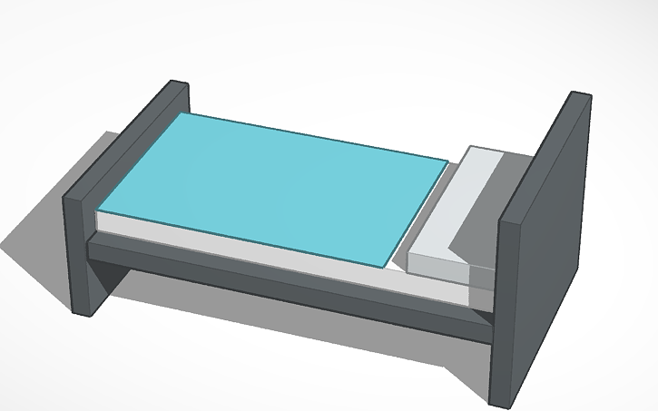 3D design Bed | Tinkercad