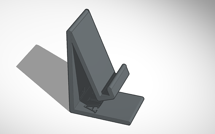 3D design CellPhone Stand - Tinkercad