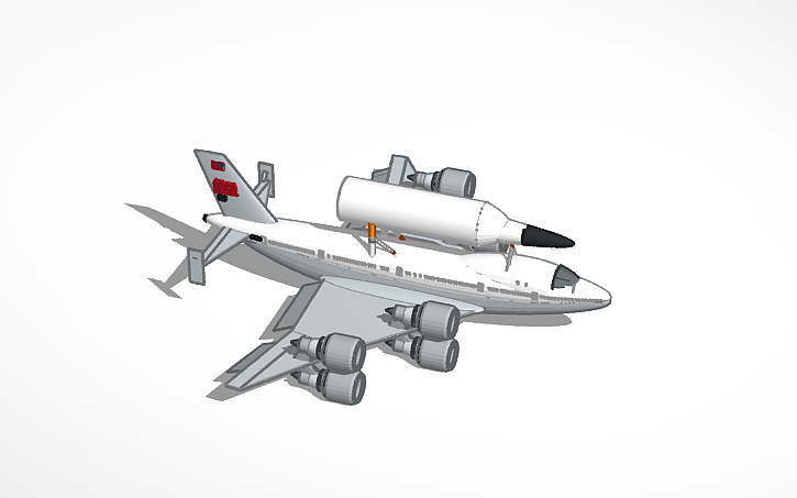 3D design 905 NASA SCA Aircraft - Tinkercad