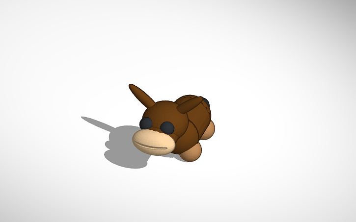 3D design Strange Donkey - Tinkercad