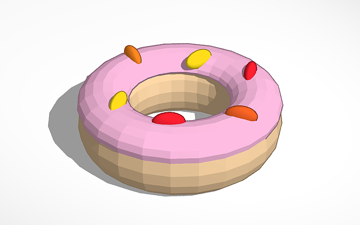 3D design Doughnut | Tinkercad