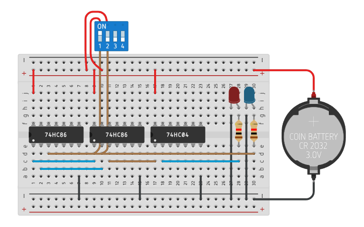 Circuit Design Comparator Tinkercad