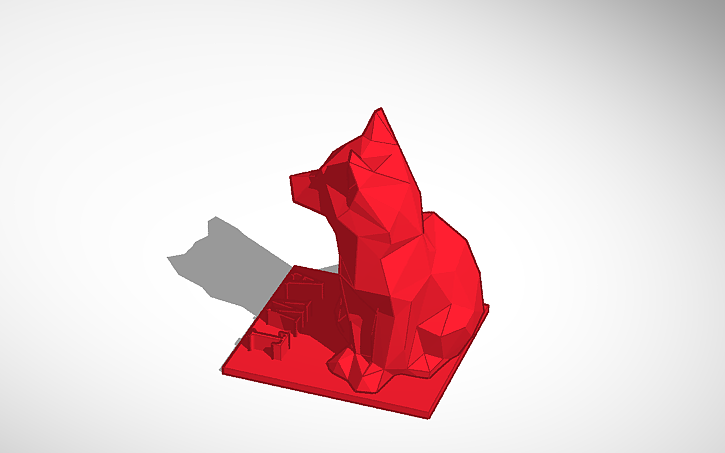 3D design Fox AWT | Tinkercad