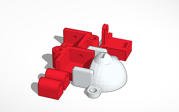3D design Ping pong launcher - Tinkercad