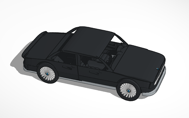 3D design BMW m5 e34 - Tinkercad