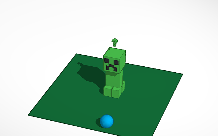 3D design minecraft creeper | Tinkercad
