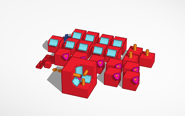 3D design Corner cube - Tinkercad