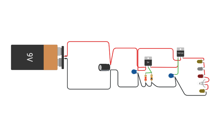 Circuit design Linear LED driver circuit | Tinkercad