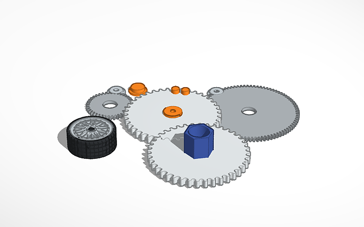3D design gears - Tinkercad