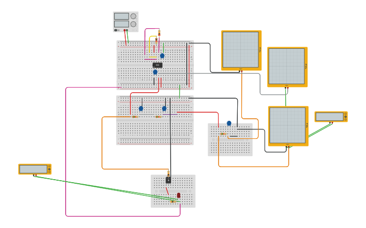 Circuit design Sine Generator - Tinkercad