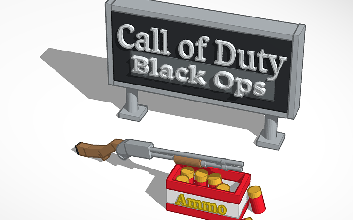 3D design Call of Duty - Tinkercad