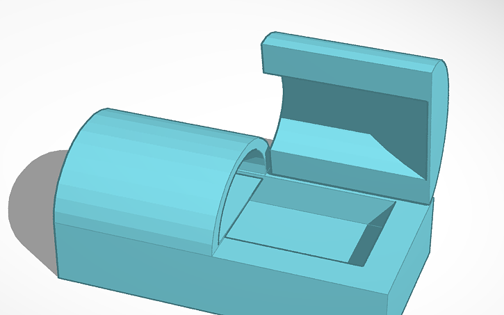 3D design coffin - Tinkercad